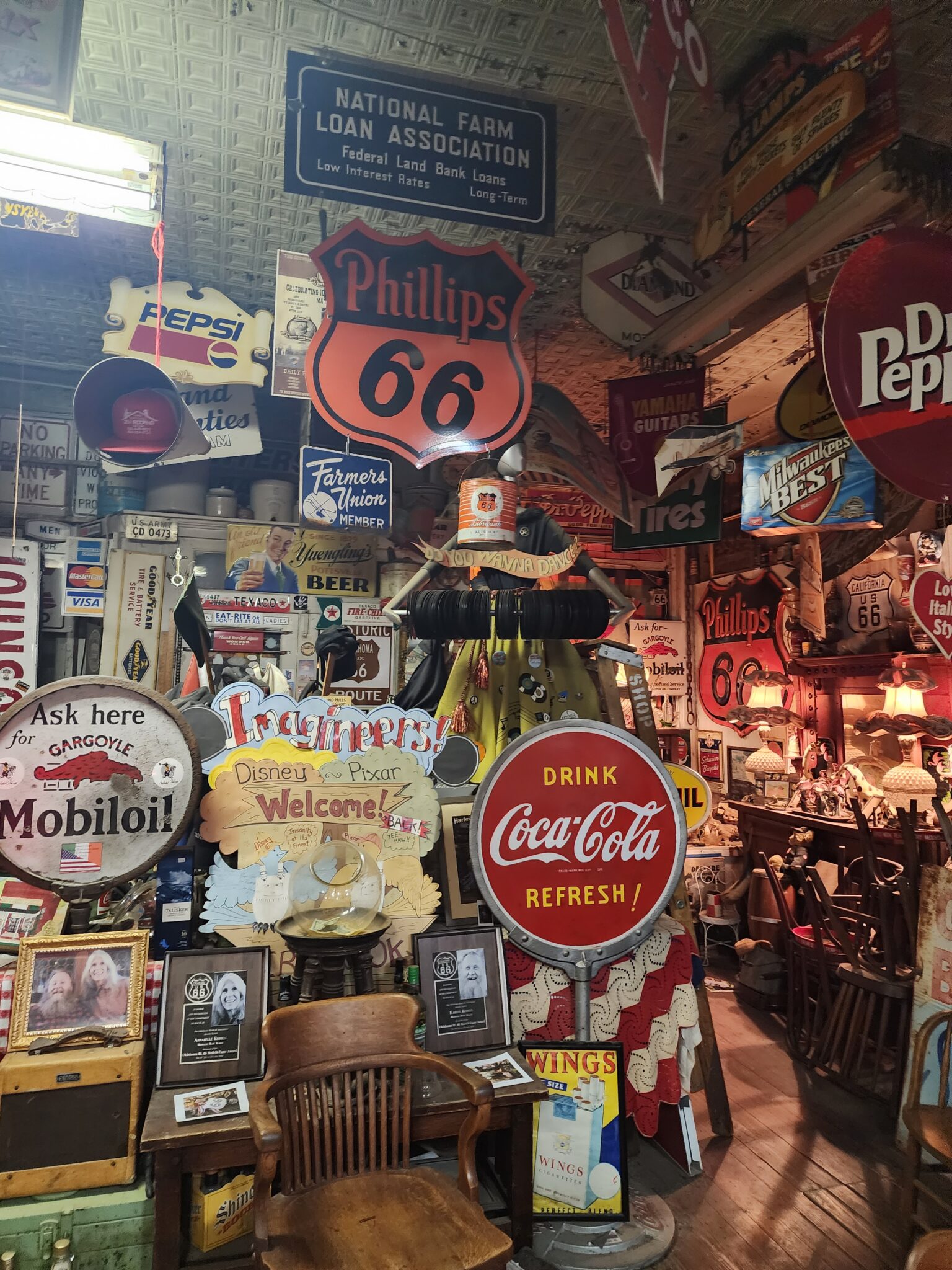 The Route 66 Town Of Historic Erick Oklahoma - Route 66 Road Relics