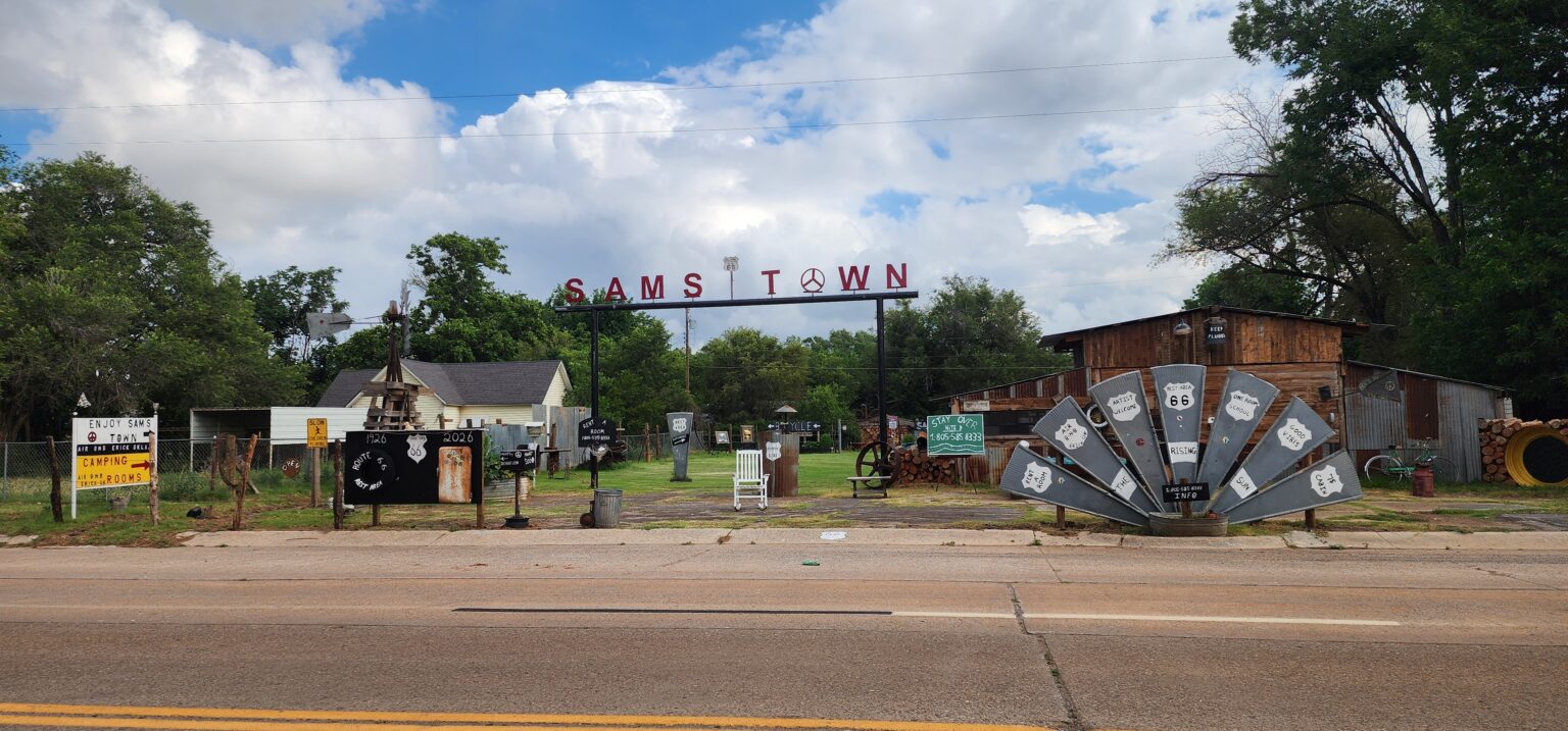The Route 66 Town Of Historic Erick Oklahoma - Route 66 Road Relics
