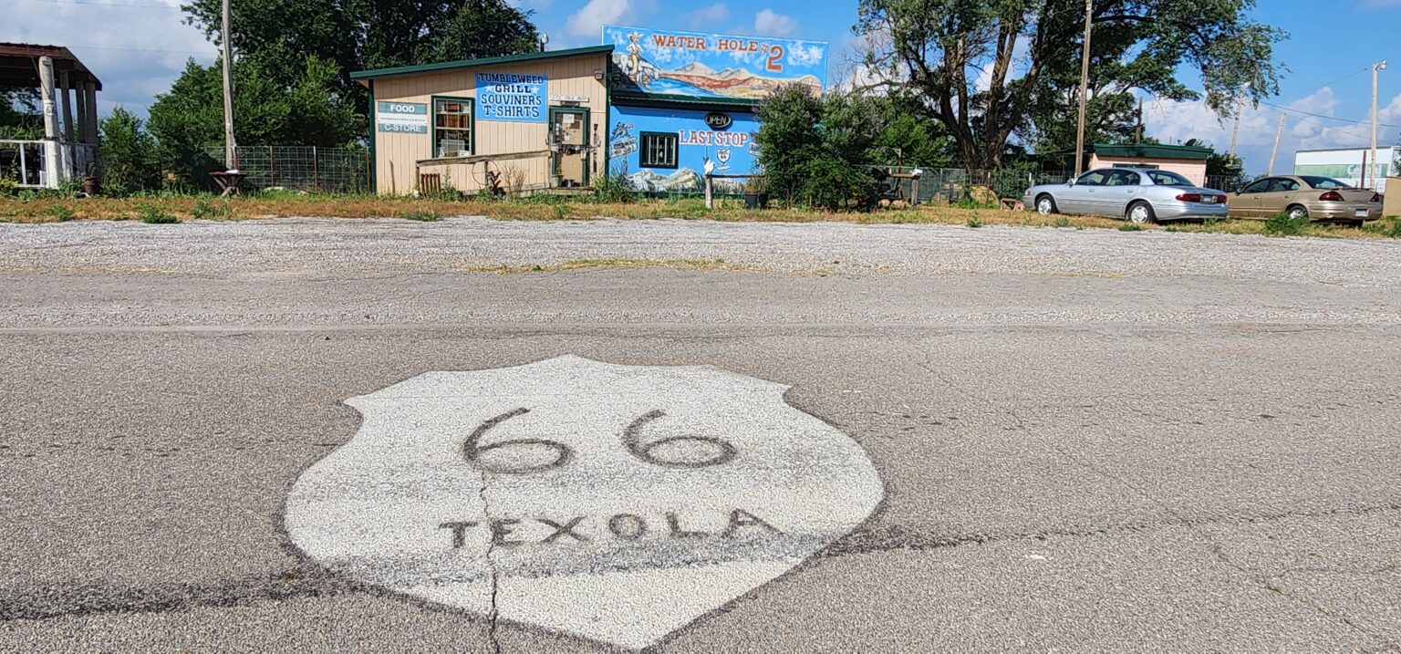 Texola Oklahoma Is A Ghost Town On Route 66 - Route 66 Road Relics