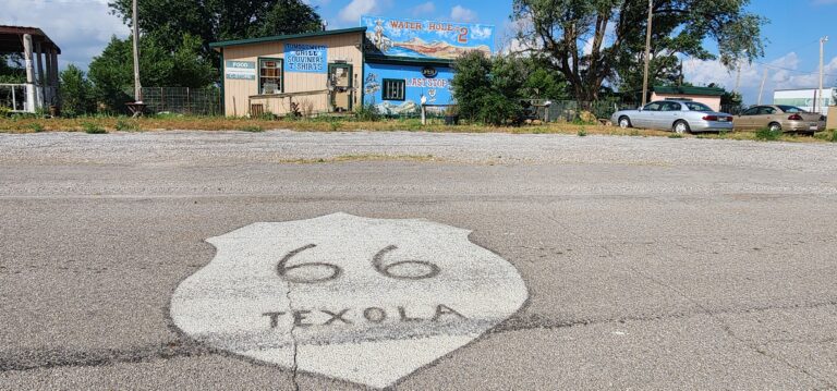 Texola Oklahoma Is A Ghost Town On Route 66 - Route 66 Road Relics