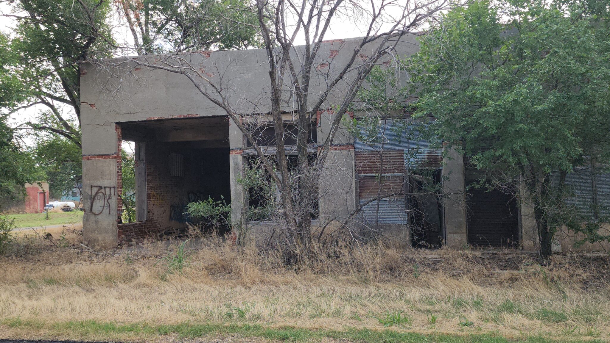 Texola Oklahoma Is A Ghost Town On Route 66 - Route 66 Road Relics