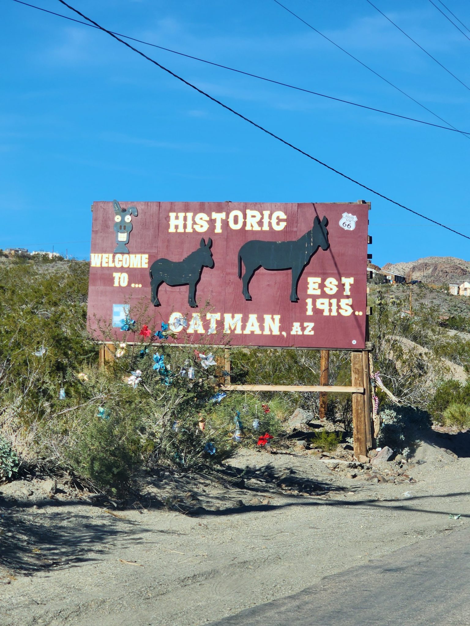 Oatman, Arizona Where The Wild Burros Roam - Route 66 Road Relics